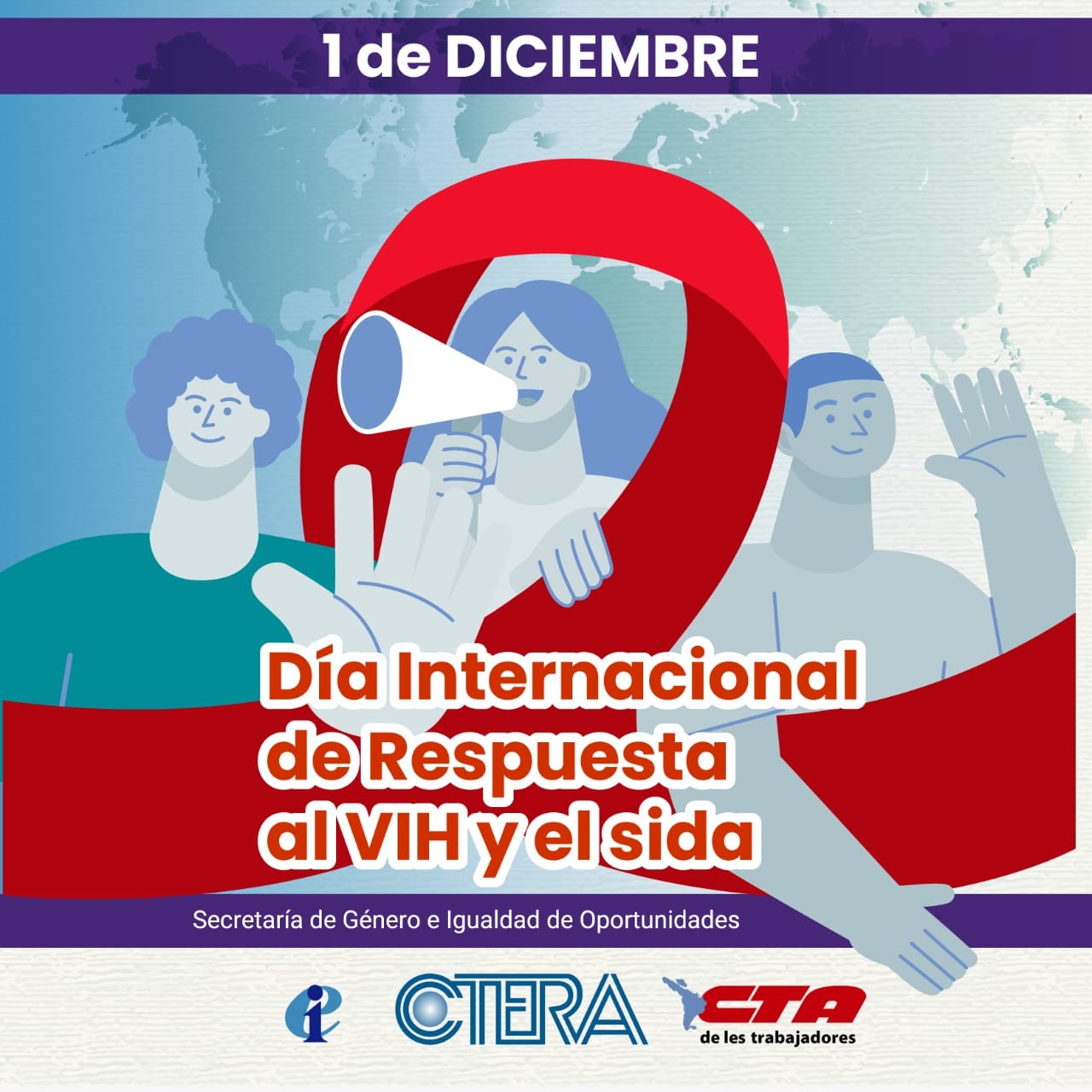 1º de Diciembre: Día Internacional de Respuesta al VIH y el sida | Ctera